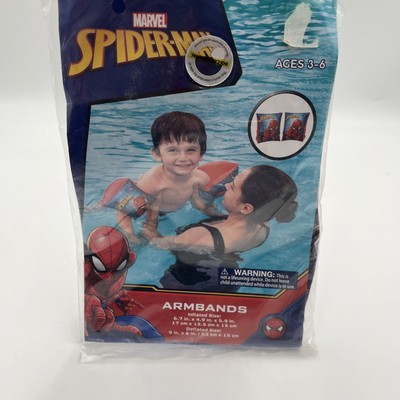 Marvel Spider-man Inflatable Arm Bands Water Pool Floaties Kids 3-6 ...