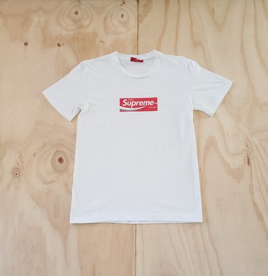 Very Rare Supreme 1997 Enjoy Coca Cola Box Logo Bogo T-Shirt Men's ...