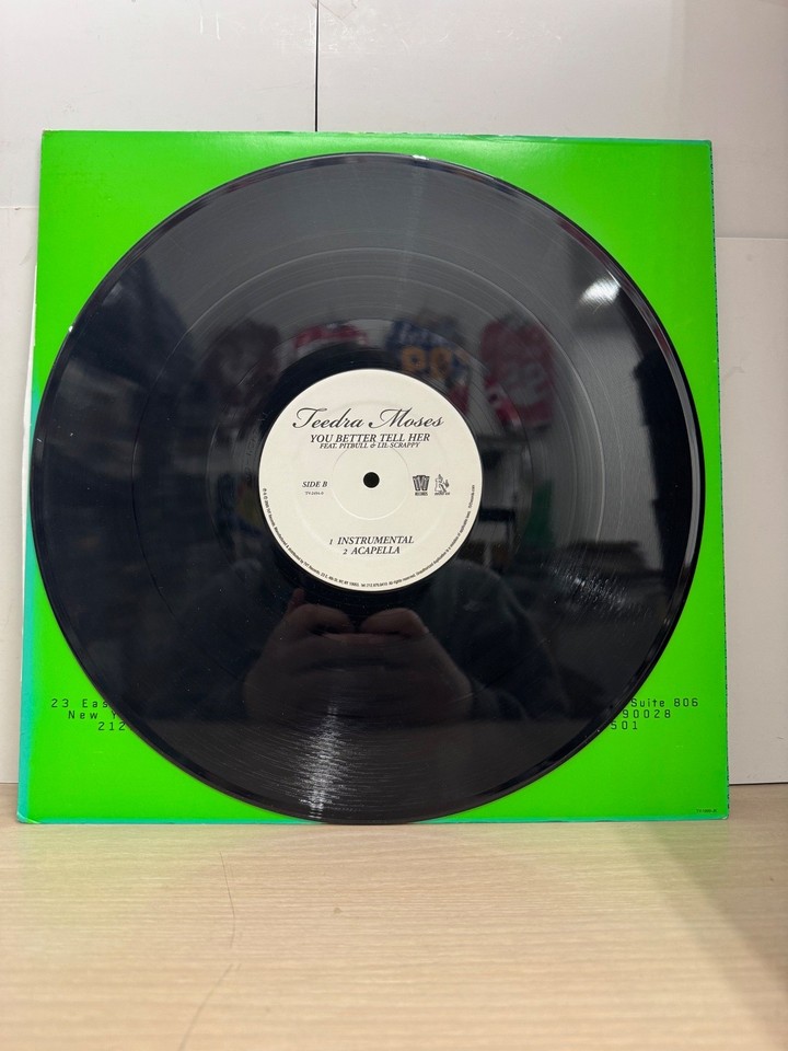 Teedra Moses – You Better Tell Her 12" Promo Single 2004 TVT R&B 33⅓ ...