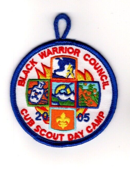 Black Warrior Council Tuscaloosa Alabama, 2005 Day Camp Patch | eBay