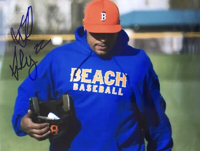 Gerald Smiley Signed 8x10 Photo Rainier Beach Coach Texas Rangers ...