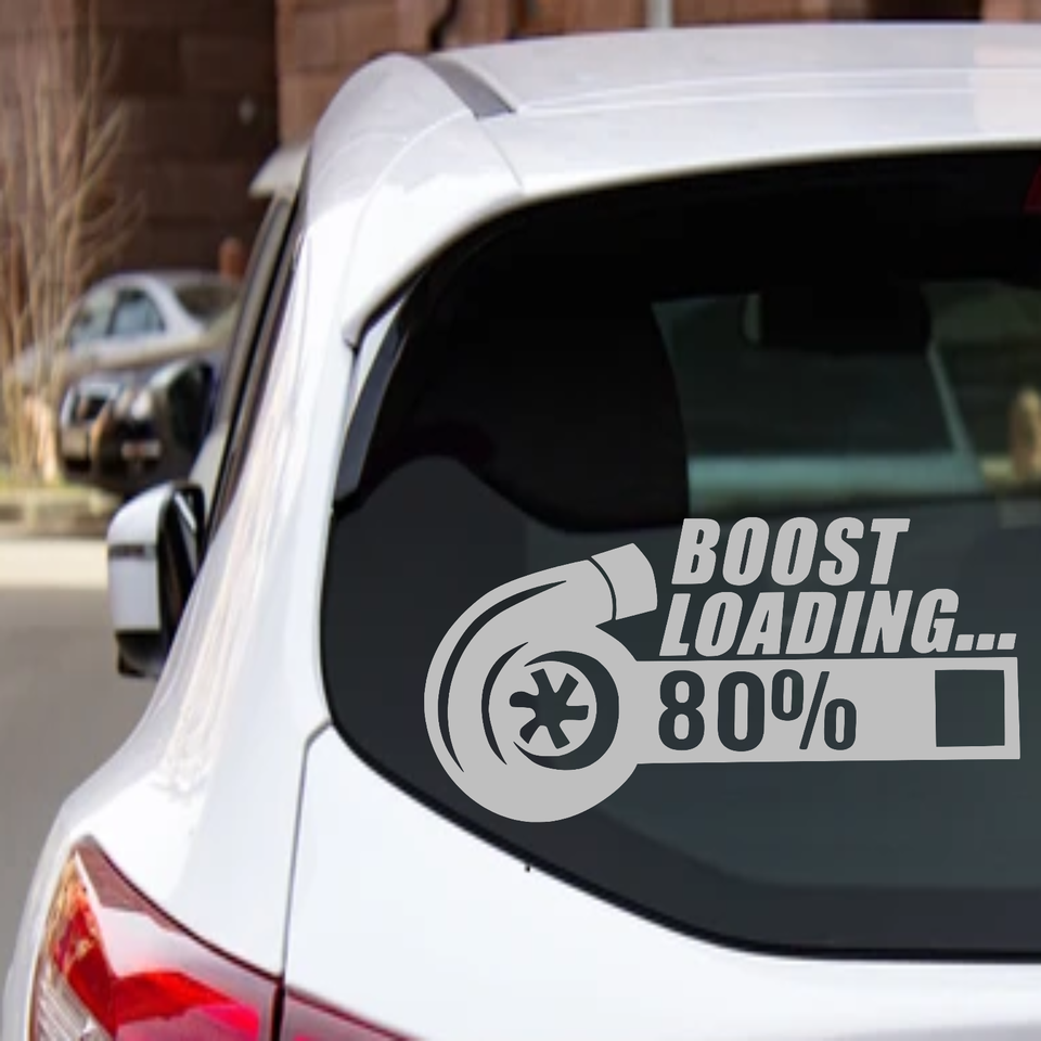 Boost Loading Turbo Decal Sticker Car Window Truck Racing Drift JDM | eBay