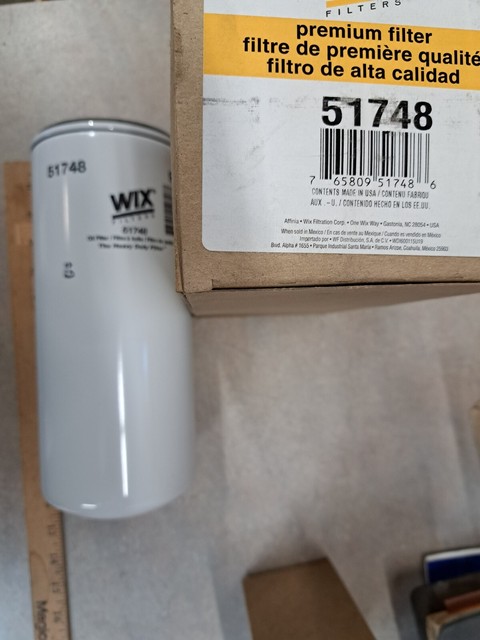 Fits Engine Oil Filter Wix 51748 for sale online | eBay