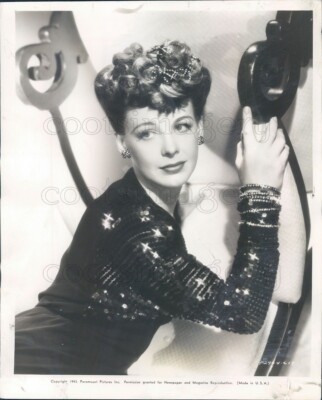 1943 Press Photo Lovely Actress Signe Hasso 1940s | eBay