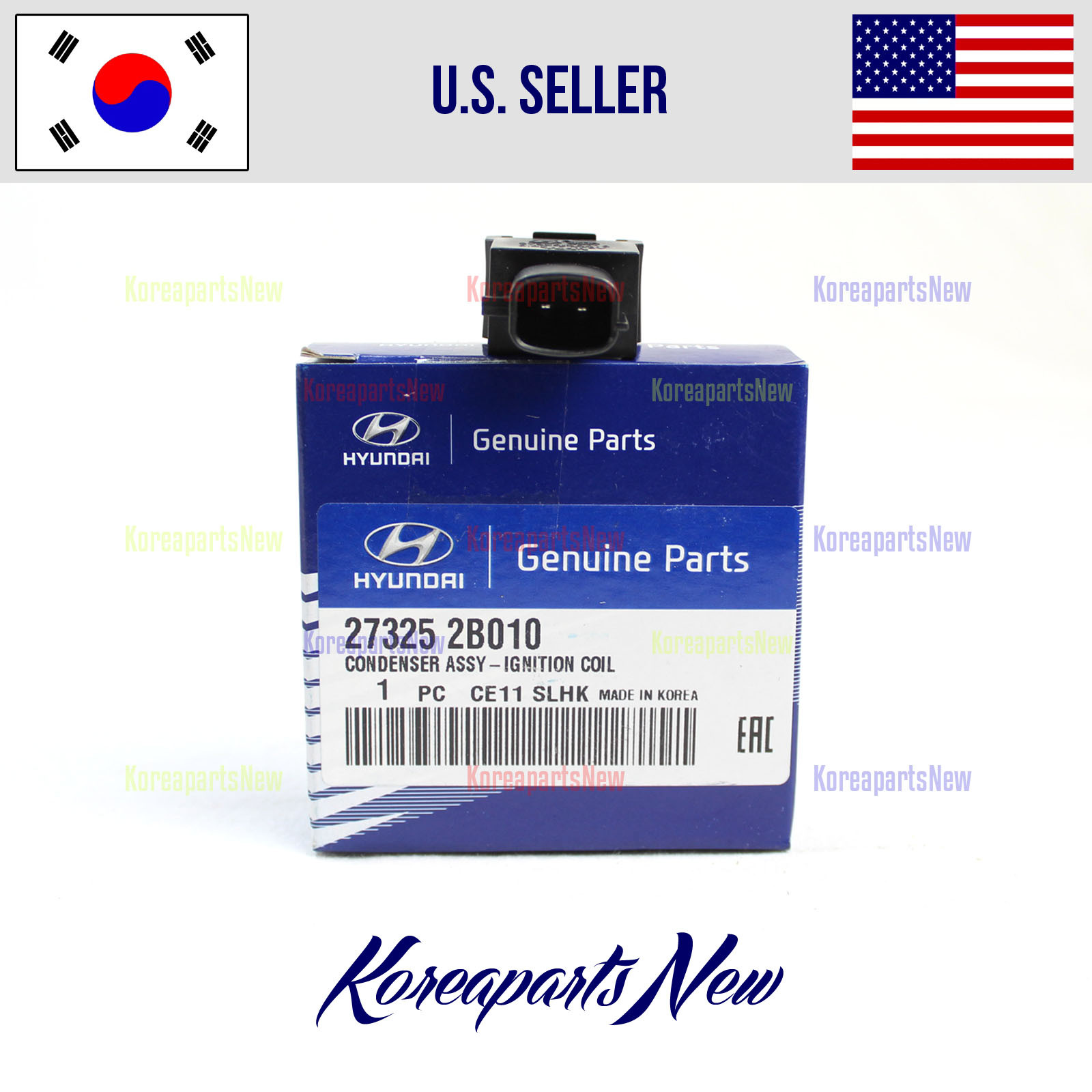 Ignition Capacitor Condenser 273252B010 HYUNDAI KIA 1.6L 2.0L 2.4L 2008 ...