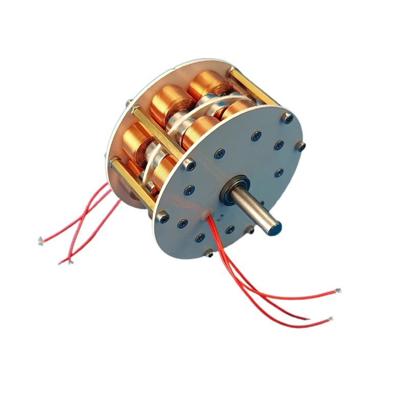 Double-Layer Disc Type Iron Core Generator Permanent Magnet Brushless ...