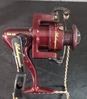 Red “Shakespeare SP400” 8Lb Test Spinning Fishing Reel-works | eBay