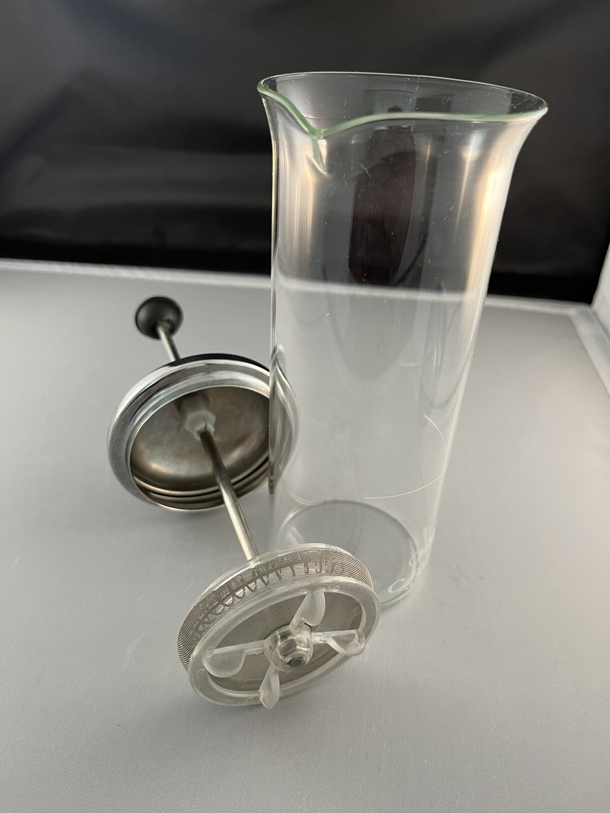 Glass BonJour Caffe Froth for Milk Cappuccinos Lattes Mochas Single ...