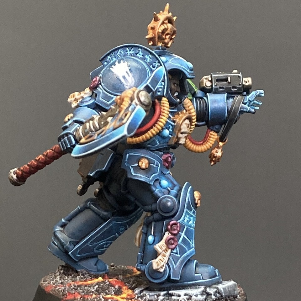 Warhammer 40K Librarian in terminator Armour Space Marines Presale ...