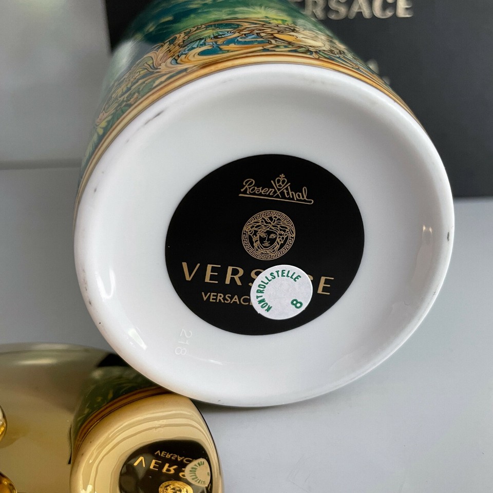 Rosenthal VERSACE Jungle SCENTED CANDLE 5 1/2 New in BOX Votive Lid ...