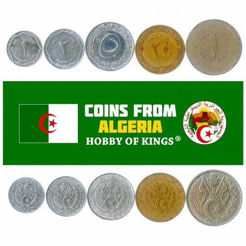 5 DIFFERENT COINS FROM AFRICAN COUNTRIES. AFRICAN MONEY, CURRENCY ...