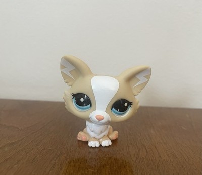 Rare Littlest Pet Shop LPS #068 Corgi Puppy Dog Blue Eyes Bolt Ears | eBay