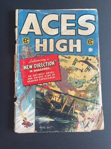 Aces High #1 - Cover by George Evans (EC, 1955) Fair | eBay