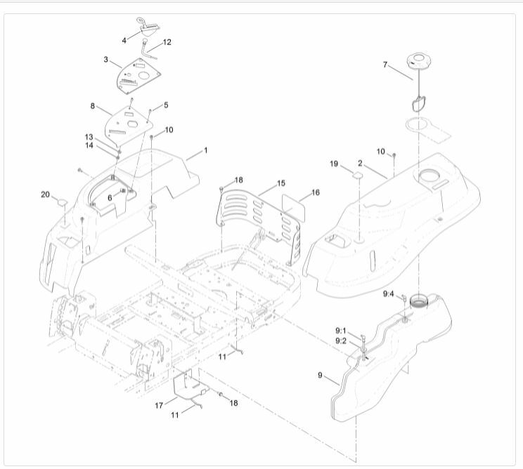 Genuine Toro 131-1006 Throttle Cable TimeCutter Titan Zero Turn 5000 ...