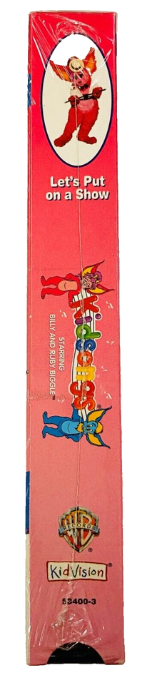 Kidsongs Lets Put On A Show VHS 1995 Billy Ruby Biggle Educational NEW ...