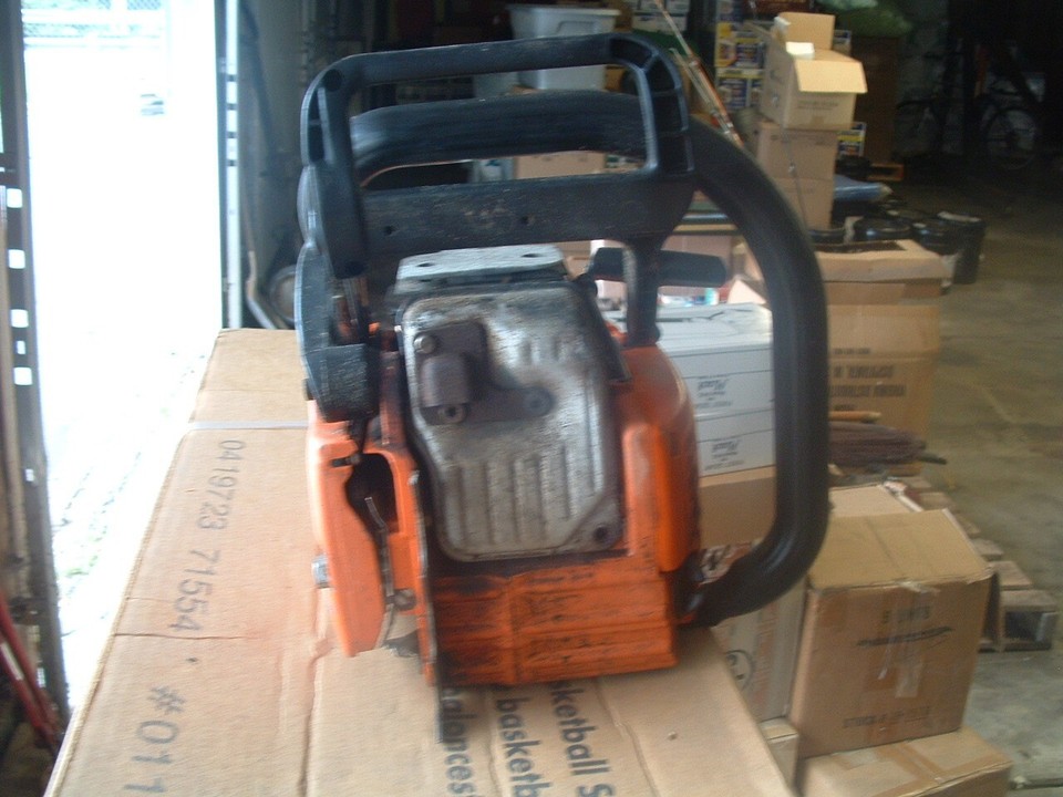 USED SACHS DOLMAR CHAINSAW ASSY COMPLETE FOR PARTS LESS CARBURETOR ...
