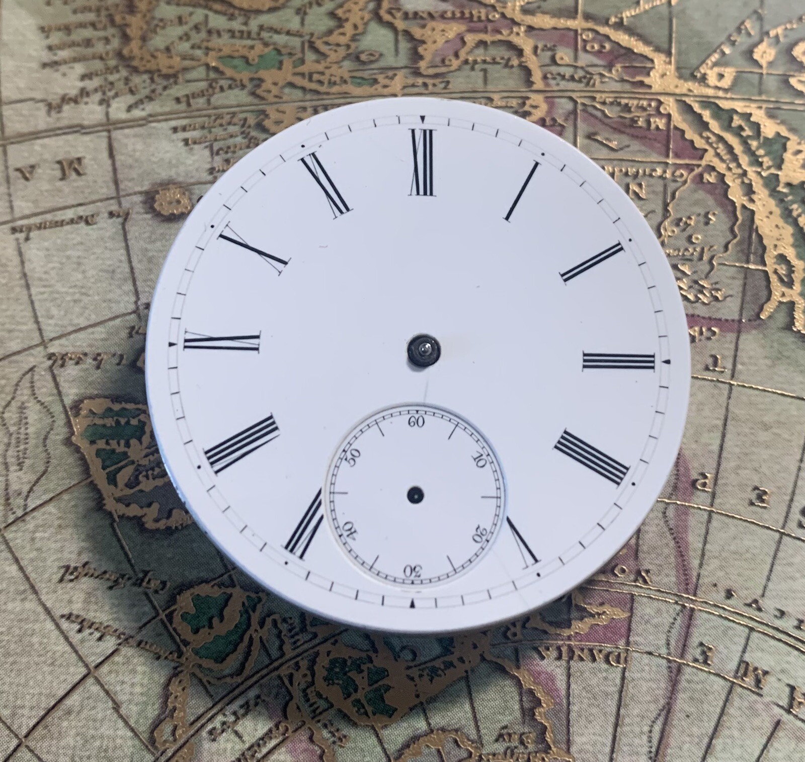 high grade Charles E Jacot pocket watch movement !! Working for parts ...