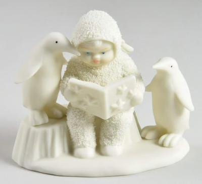 Dept 56 Snowbabies READ ME A STORY Snowbaby Figurine 6007872 BRAND NEW ...