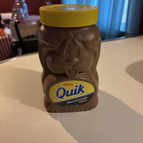 Vtg! Nestle Quik Bunny Rabbit Empty Container Chocolate Milk 1980s ...