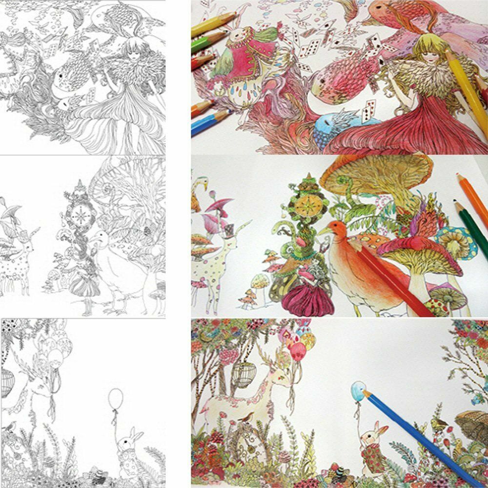 Pandora Color Therapy Anti Stress Coloring Book for Adult Relaxation | eBay