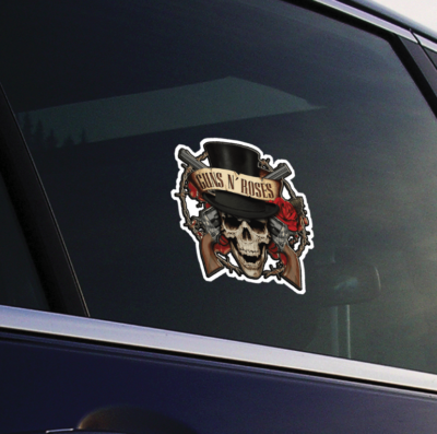 Packing Tape Red Rose Vinyl Decals - Pair Of Left Right Car Truck ...