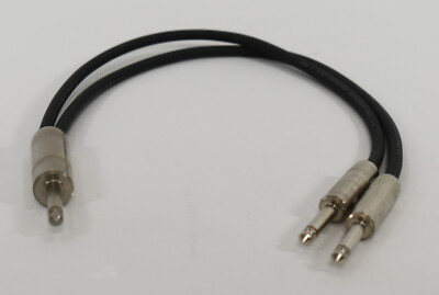 USA - 1 Audio High Definition Instrument Black Cable Y-Splitter 1:2 | eBay