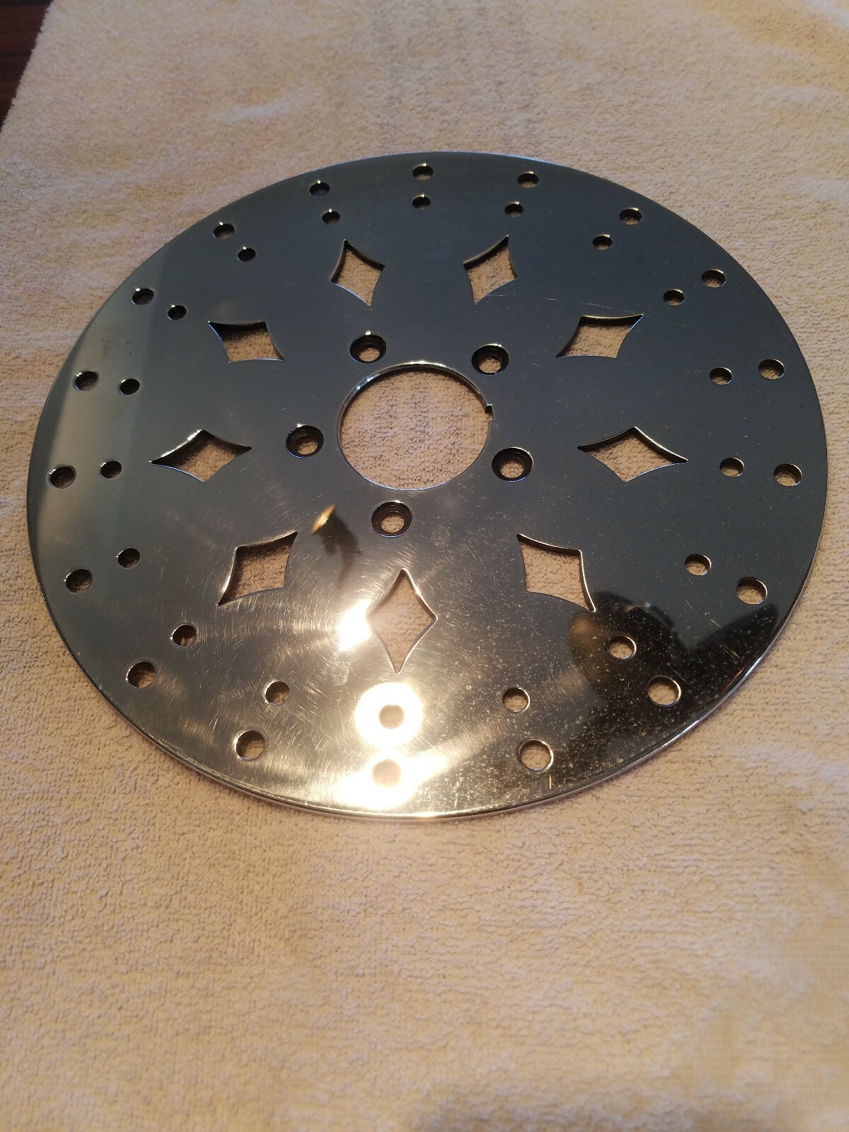 BRAKE ROTOR FRONT POLISHED STAINLESS 11.5" HARLEY 1984-99 | eBay