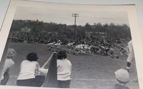 Rare Antique Vintage American Fall Football Game Sports Snapshot Photo ...