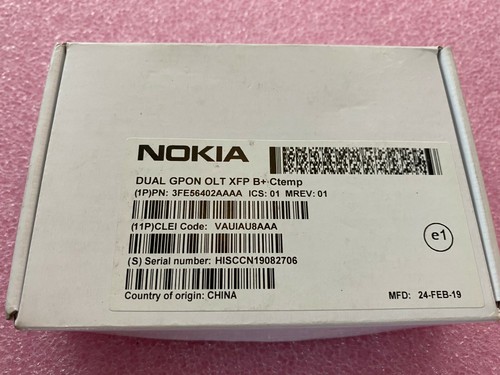 Nokia 3FE56402AA 01 Dual GPON OLT XFP B C-temp VAUIAU8AAA for sale ...