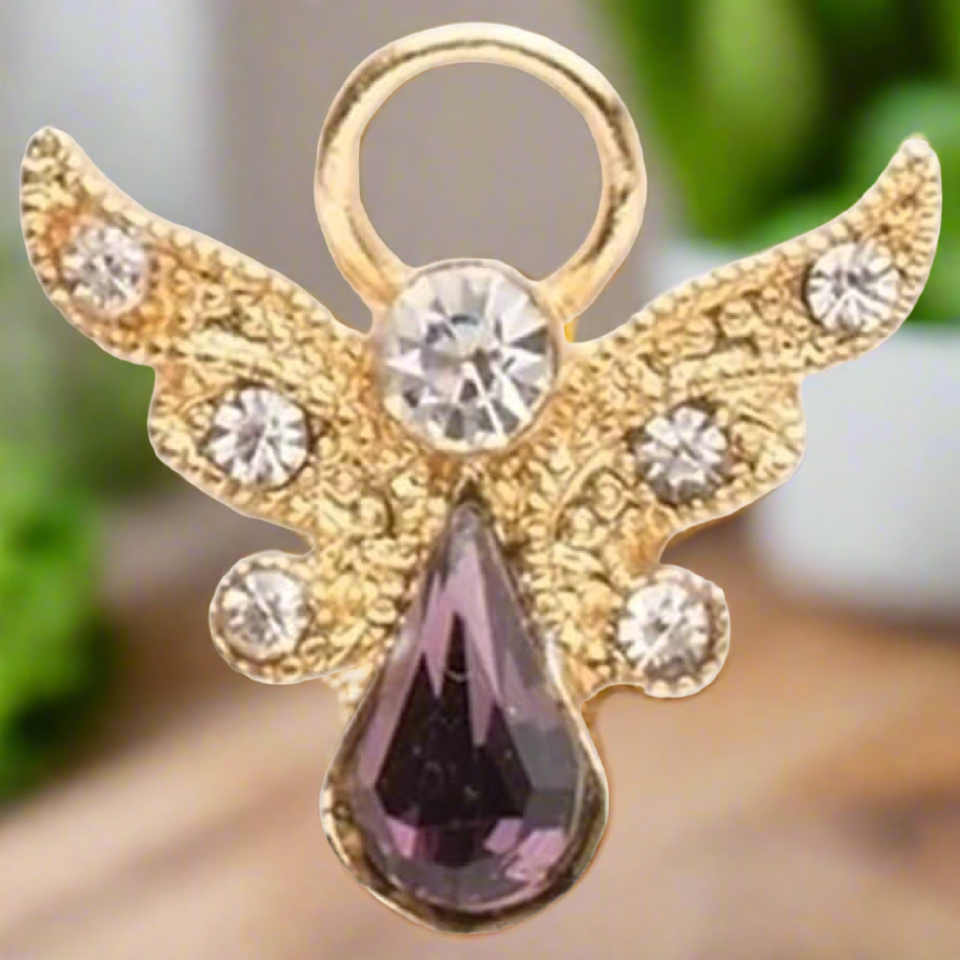Roman Birthstone Angel Pin June Alexandrite | eBay