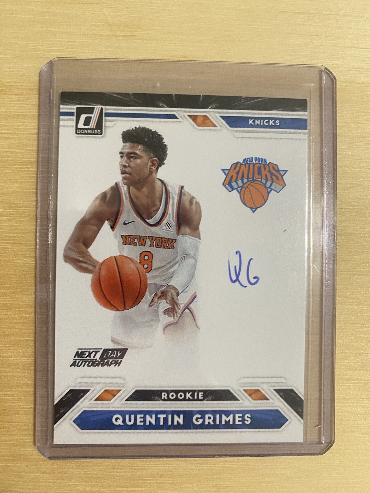 2021-22 Panini Donruss - Next Day Autographs Quentin Grimes #ND-QGR (AU ...