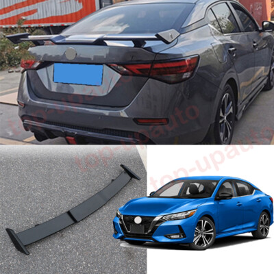 For Nissan Sentra 2020-2022 ABS black Rear Tail Trunk Spoiler Wing Lip ...