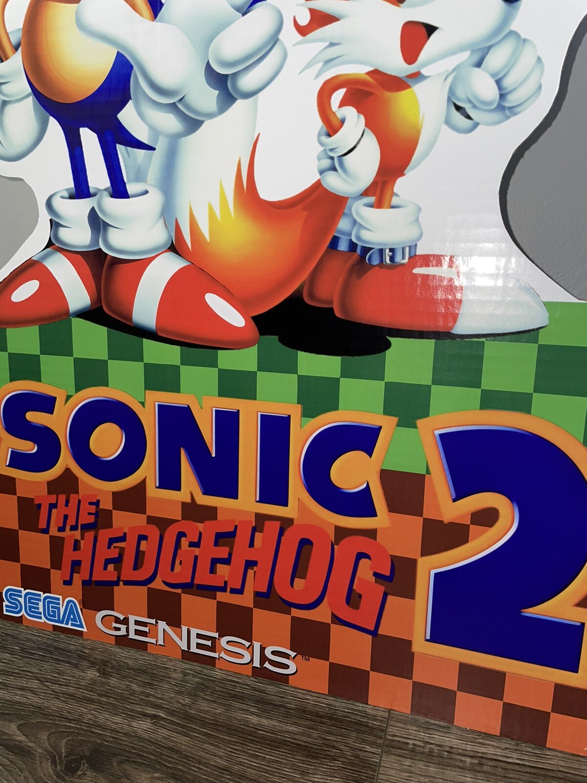 Sonic 2 Promo-like Standee Sega 18.5x27” Display Stand Game Genesis | eBay