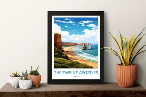 (Laminated) The Twelve Apostles Travel Poster Print Wall Art | eBay ...