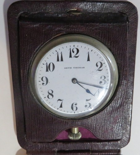 Seth Thomas 1913 Size 16 7 Jewel Pocket Watch Inverted Dial Leather ...