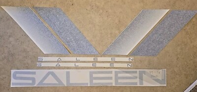 Saleen Black oem 94-98 stripes decals NOS decals | eBay