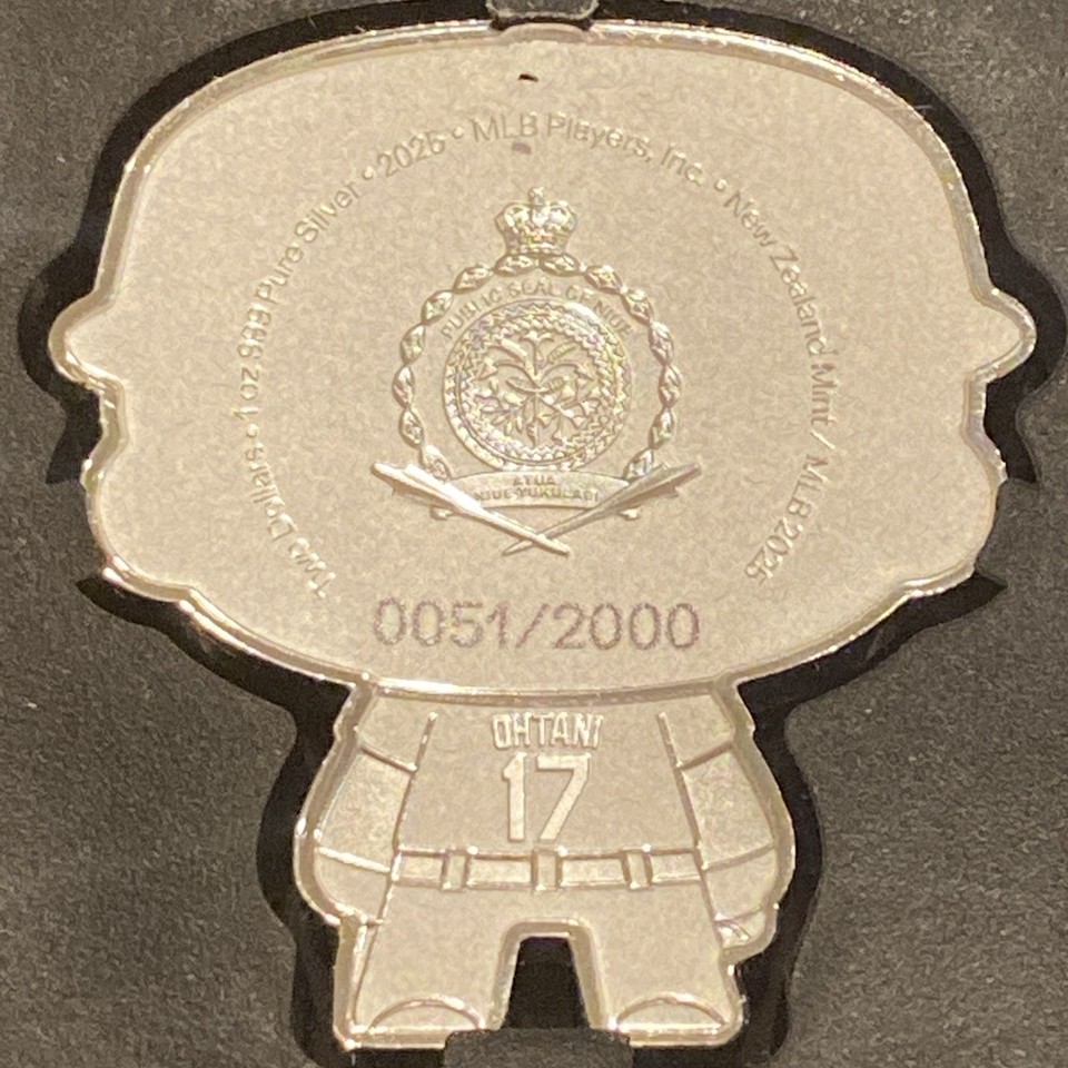 Chase Coin!! SHOHEI OHTANI 1 Oz Silver Chibi Coin #51/200 Away Uniform ...