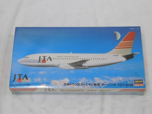 1/200 Hasegawa Boeing 737-200 Japan Transocean Air JTA Plastic Model ...