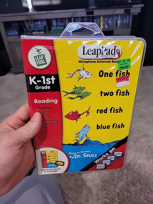 LeapPad One Fish Two Fish Leap Frog Book By Dr. Seuss Cartridge CIP | eBay