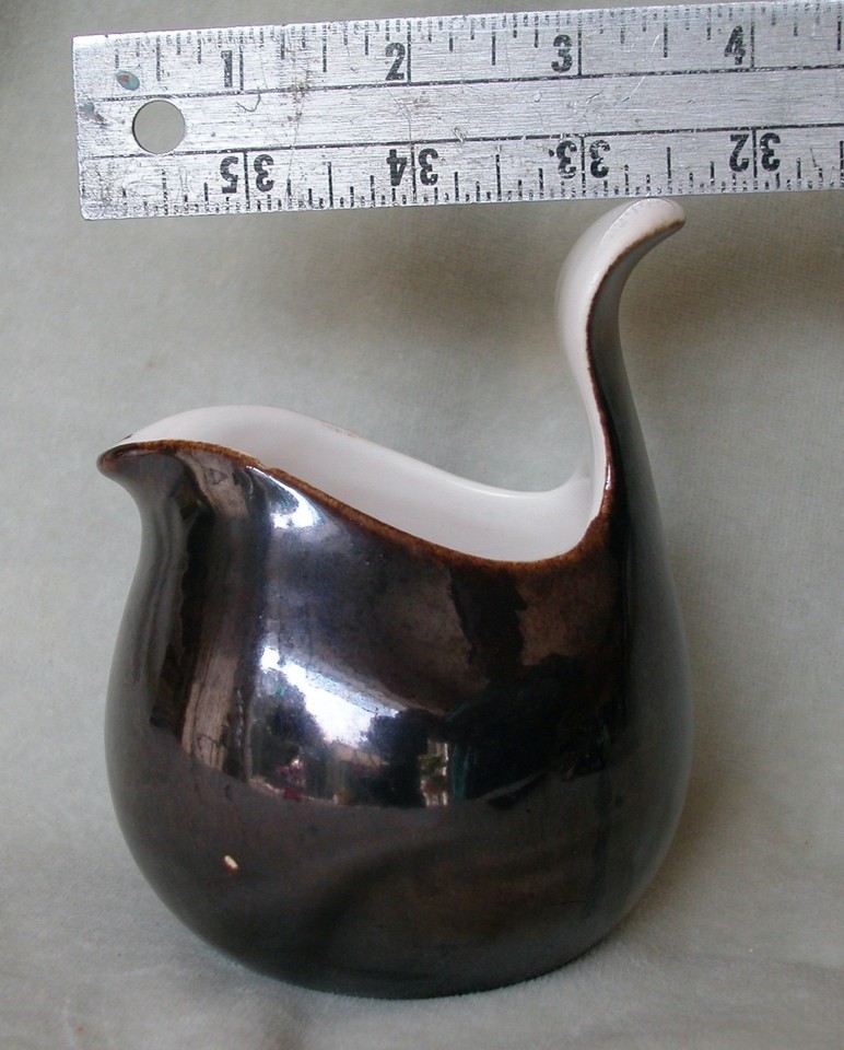 RARE vintage MCM c.1940 Eva Zeisel Red Wing Town & Country 5" Creamer ...