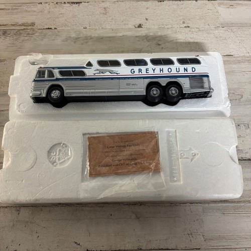 New Vintage Authentic Corgi Greyhound Bus DieCast Metal Scale Model ...