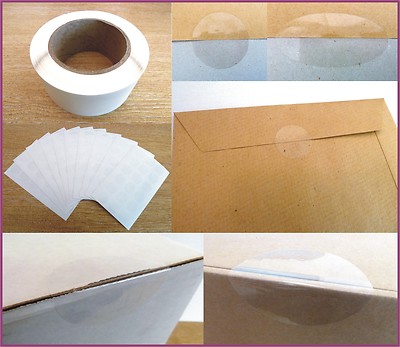 Gloss Clear Transparent Seal Labels , Removable Low Tack Self-Adhesive ...
