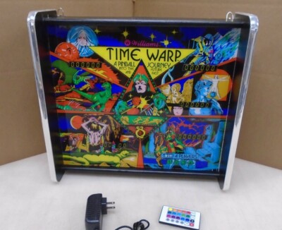 Williams Time Warp Pinball Head LED Display light box | eBay