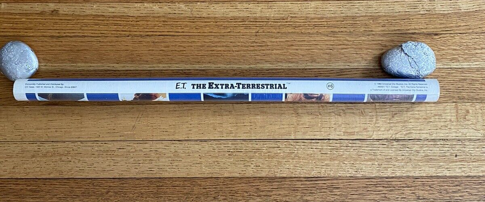 1982 E.T. The Extra Terrestrial Movie Poster Universal City Studios 35 ...