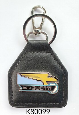 K80099 Moto Ducati Leather Key Fob | eBay