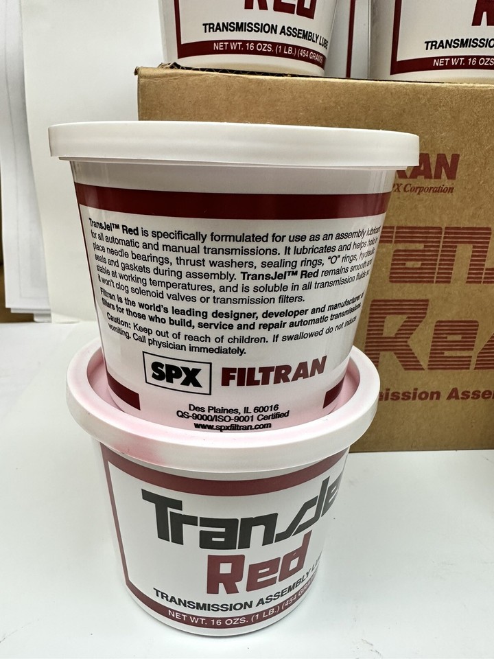 Transmission Assembly Lube Red TransJel (Case of 12, 16 oz. tubs) | eBay