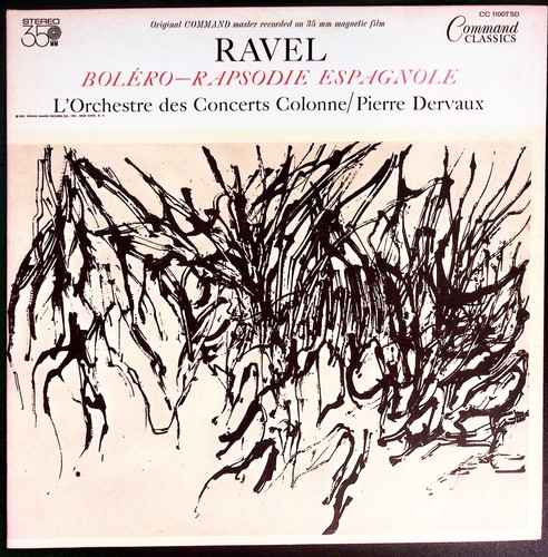 PIERRE DERVAUX MAURICE RAVEL RAPSODIE ESPAGNOLE COMMAND EXC VINYL LP ...