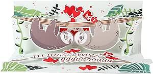 Pop-Up Panoramics Greeting Card - Sloth Looooove, multi colored (Model ...