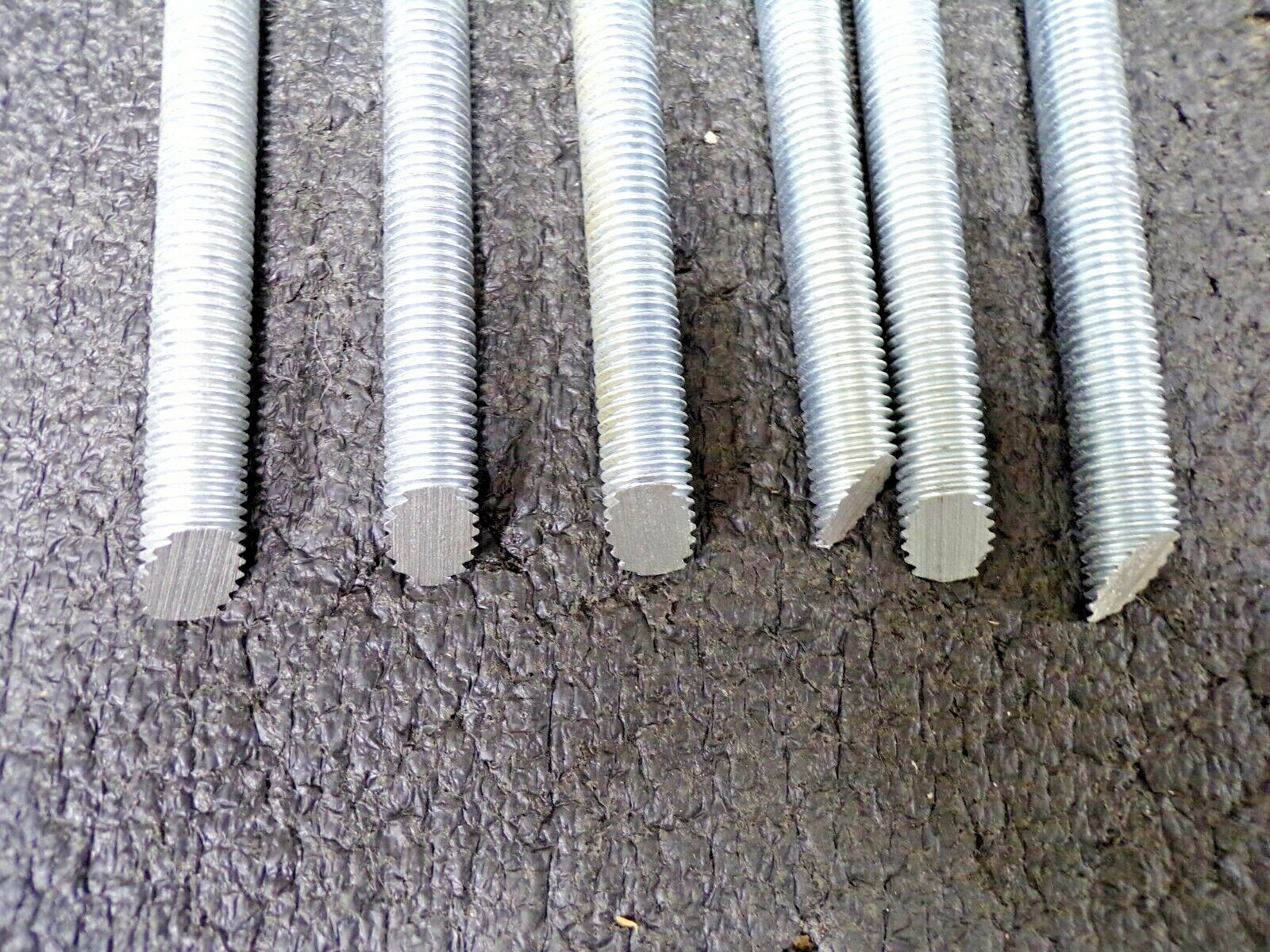 MKT STUD ASSEMBLY CHAMFER CUT THREADED ROD w NUTS AND WASHERS 3/4" X 10 ...