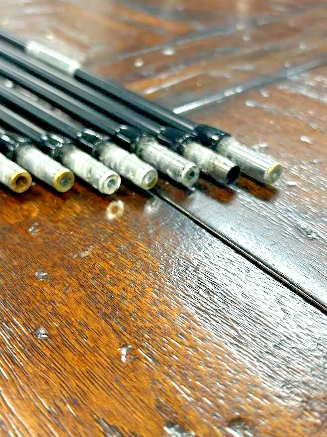 (7) 4i - PW Shaft Lot, BLACK True Temper AMT Black S300 Shaft PULL OUTS ...